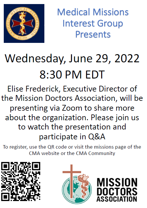 CMA Medical Missions Interest Group – The Finger Lakes Guild